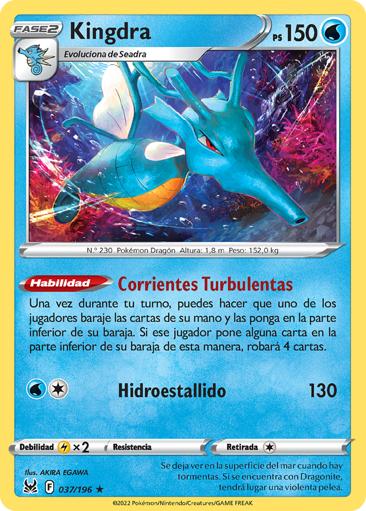 Kingdra (Origen Perdido TCG) - WikiDex, la enciclopedia Pokémon
