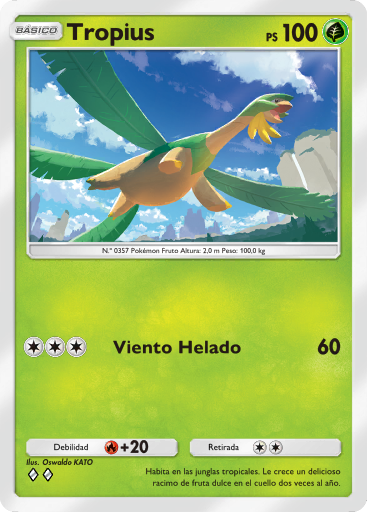 Tropius (Arboleda de Eevee TCG Pocket) - WikiDex, la enciclopedia Pokémon