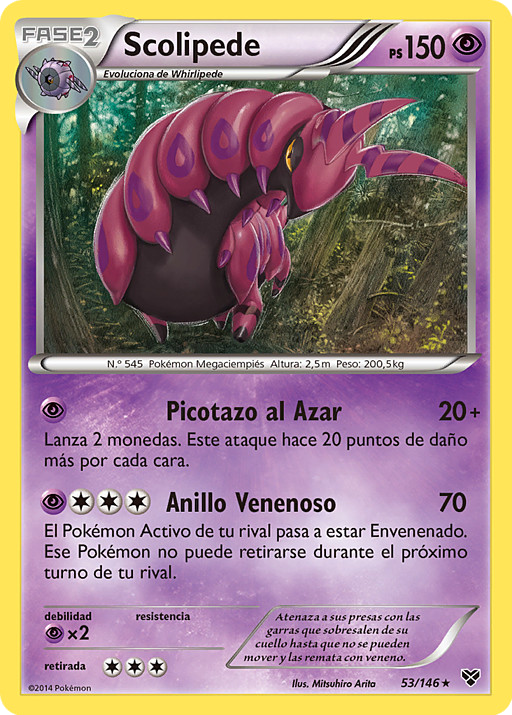 Scolipede (XY TCG) - WikiDex, la enciclopedia Pokémon
