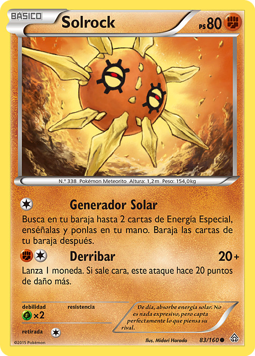 Solrock (Duelos Primigenios TCG) - WikiDex, la enciclopedia Pokémon