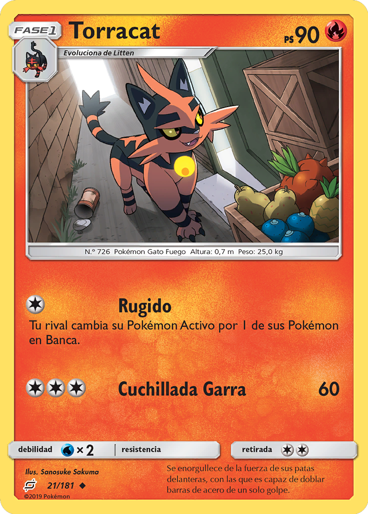 Torracat (Unión de Aliados TCG) - WikiDex, la enciclopedia Pokémon