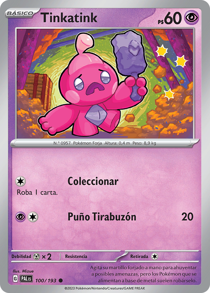 Tinkatink (Evoluciones en Paldea 100 TCG) - WikiDex, la enciclopedia ...