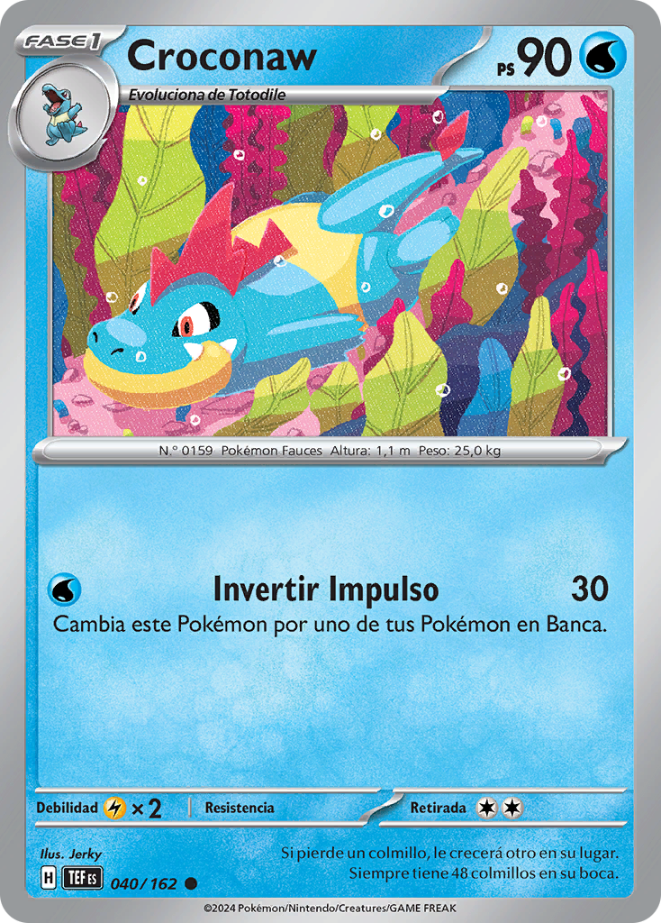 Croconaw (Fuerzas Temporales TCG) - WikiDex, la enciclopedia Pokémon