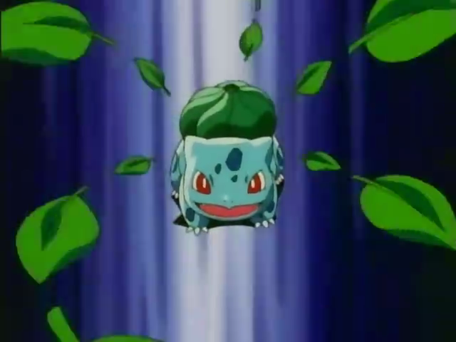 Archivo:EP105 bulbasaur hojas navaja.png - WikiDex, la enciclopedia Pokémon