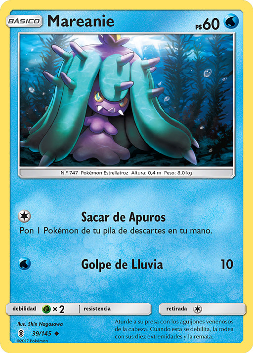 Mareanie (Albor de Guardianes TCG) - WikiDex, la enciclopedia Pokémon