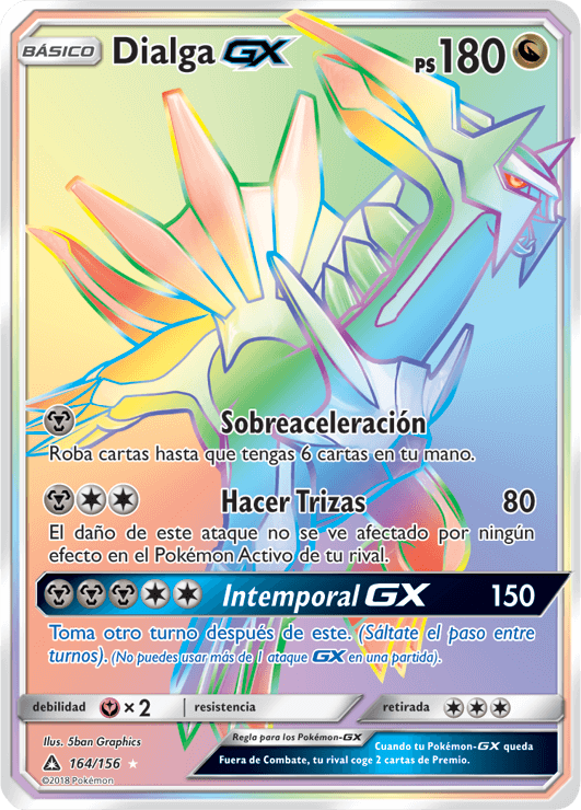 Archivo:Dialga-GX (Ultraprisma 164 TCG).png - WikiDex, la enciclopedia ...