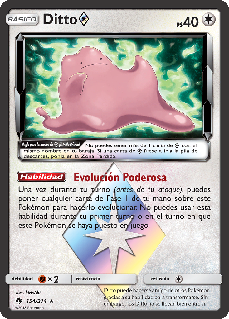 Ditto (Truenos Perdidos TCG) - WikiDex, la enciclopedia Pokémon
