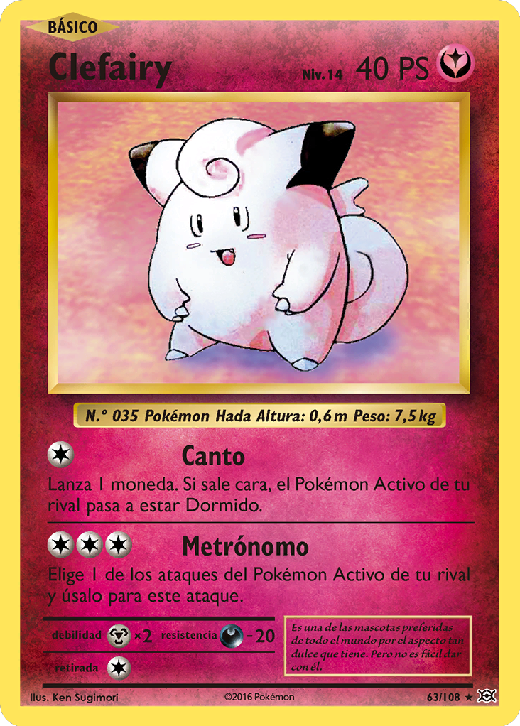 Clefairy (Evoluciones TCG) - WikiDex, la enciclopedia Pokémon