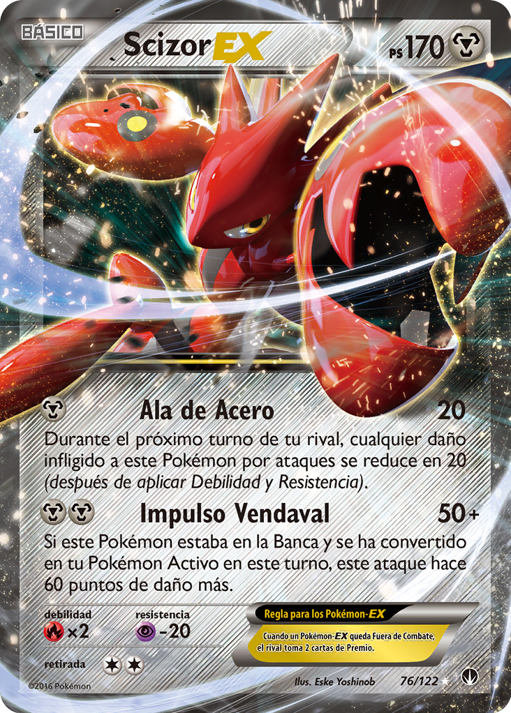 Scizor-EX (TURBOlímite TCG) - WikiDex, la enciclopedia Pokémon