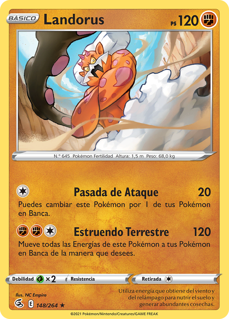 Landorus (Golpe Fusión TCG) - WikiDex, la enciclopedia Pokémon