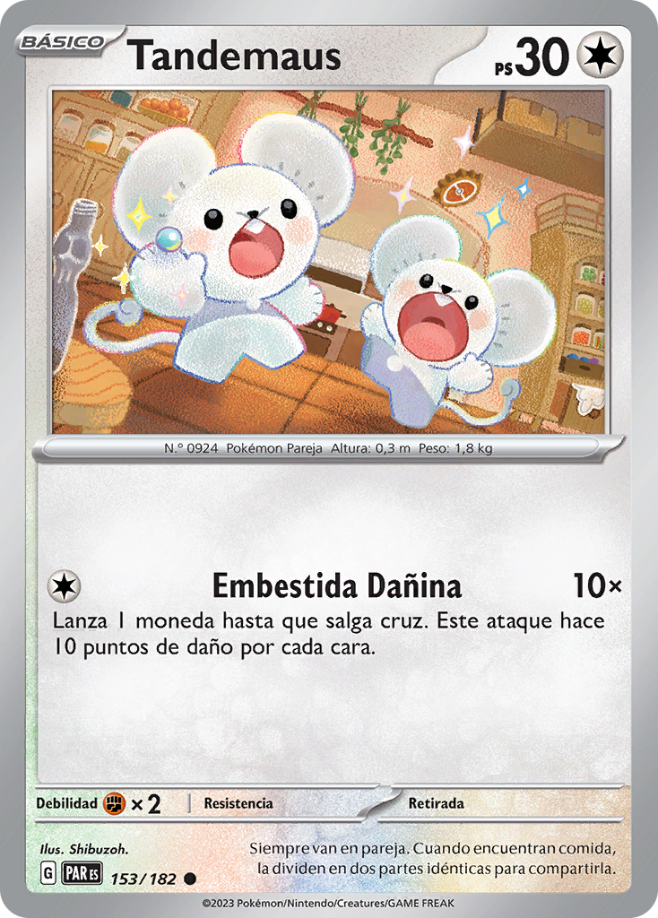 Tandemaus (Brecha Paradójica 153 TCG) - WikiDex, la enciclopedia Pokémon