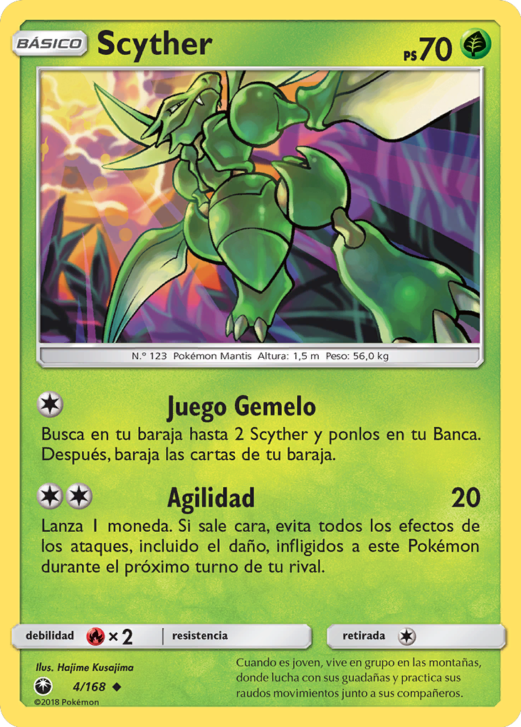 Scyther (Tormenta Celestial TCG) - WikiDex, la enciclopedia Pokémon