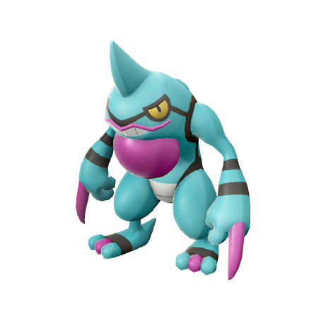 Archivo:Toxicroak LPA variocolor hembra.png - WikiDex, la enciclopedia Pokémon