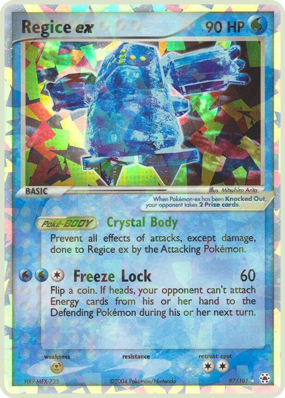 Regice-ex (Hidden Legends TCG) - WikiDex, la enciclopedia Pokémon