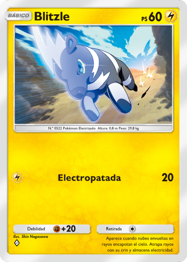 Blitzle (Genes Formidables TCG Pocket) - WikiDex, la enciclopedia Pokémon