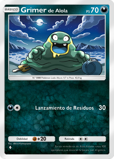 Grimer de Alola (Guardianes Celestiales TCG Pocket) - WikiDex, la ...
