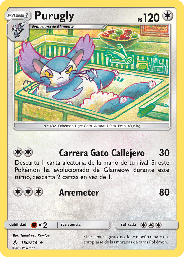 Purugly (Vínculos Indestructibles TCG) - WikiDex, la enciclopedia Pokémon