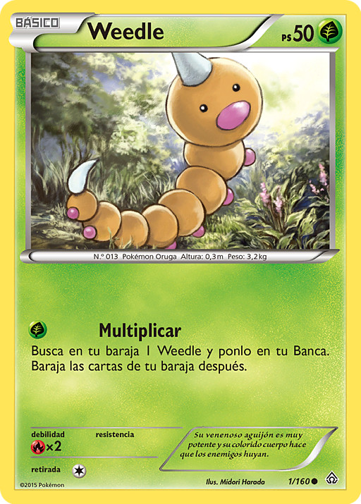 Weedle (Duelos Primigenios TCG) - WikiDex, la enciclopedia Pokémon