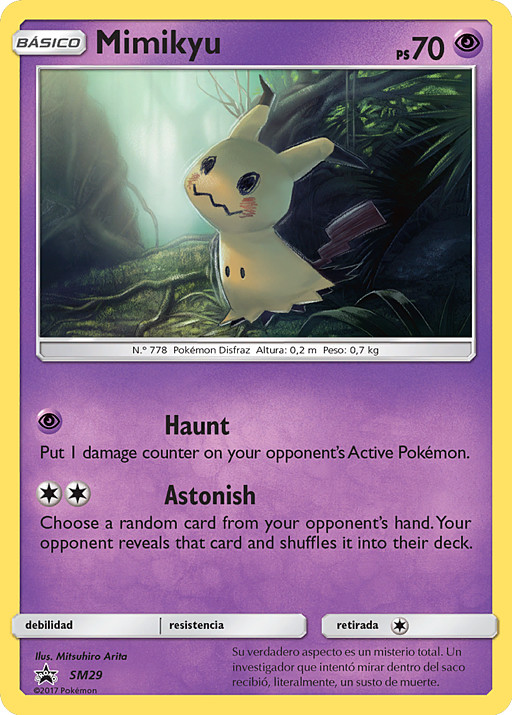Mimikyu (SM Promo 29 TCG) - WikiDex, la enciclopedia Pokémon