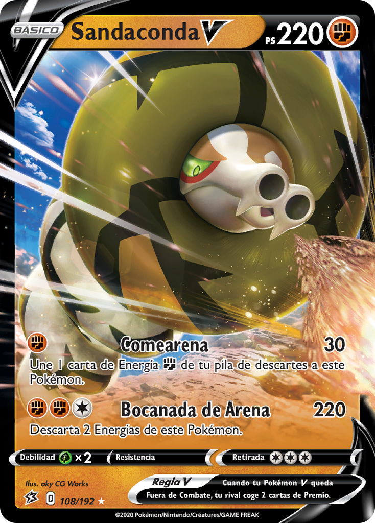 Sandaconda V (Choque Rebelde TCG) - WikiDex, la enciclopedia Pokémon