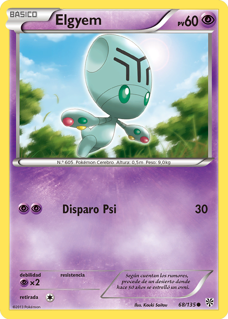 Elgyem (Tormenta Plasma 68 TCG) - WikiDex, la enciclopedia Pokémon