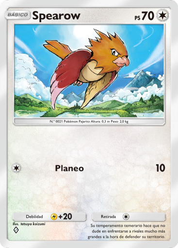 Spearow (Saber Marino y Celeste TCG Pocket) - WikiDex, la enciclopedia ...