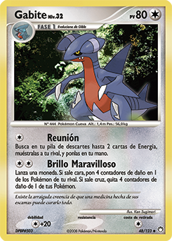Gabite (Tesoros Misteriosos TCG) - WikiDex, la enciclopedia Pokémon