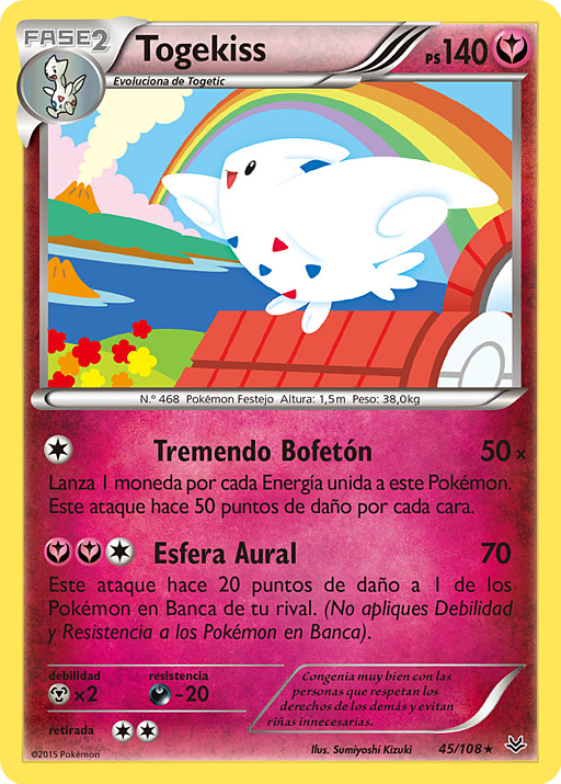 Togekiss (Cielos Rugientes 45 TCG) - WikiDex, la enciclopedia Pokémon