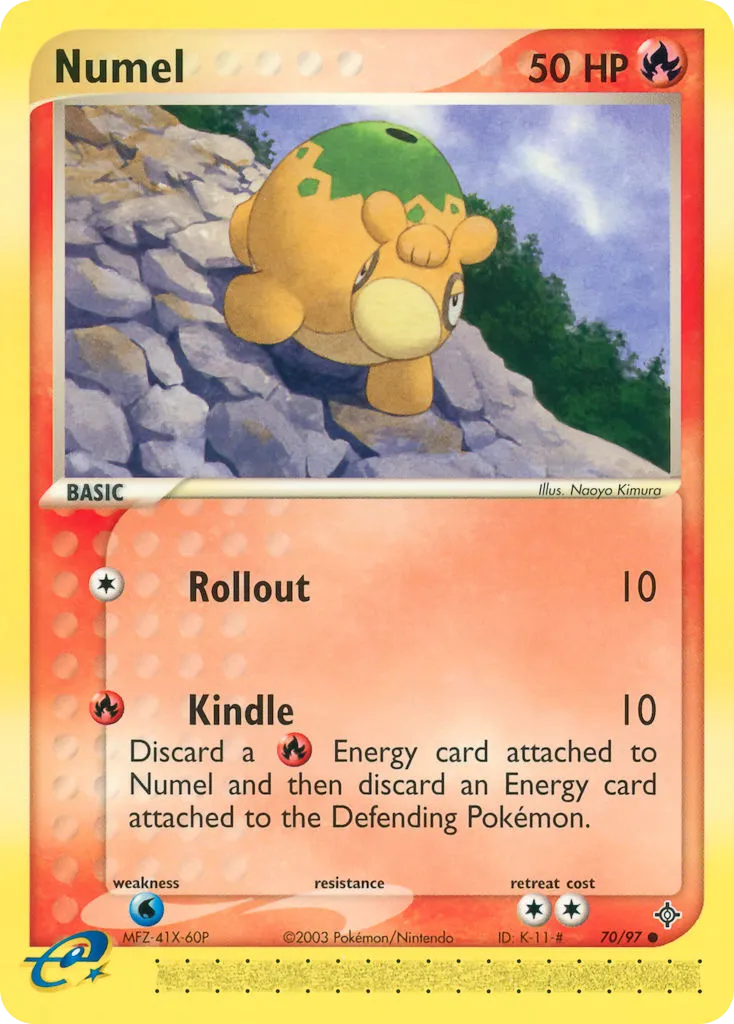 Numel (Dragon 70 TCG) - WikiDex, la enciclopedia Pokémon