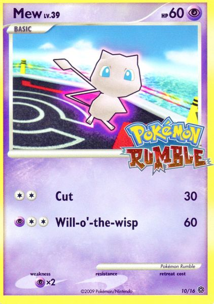 Mew (Pokémon Rumble TCG) - WikiDex, la enciclopedia Pokémon