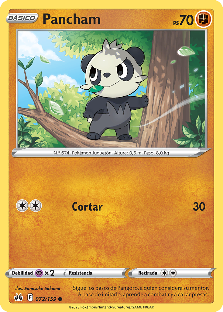 Pancham (Cenit Supremo TCG) - WikiDex, la enciclopedia Pokémon