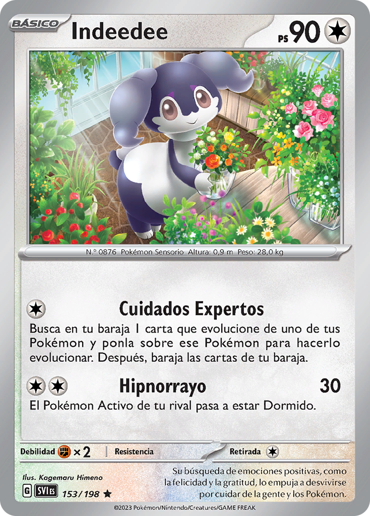 Indeedee (Escarlata y Púrpura TCG) - WikiDex, la enciclopedia Pokémon