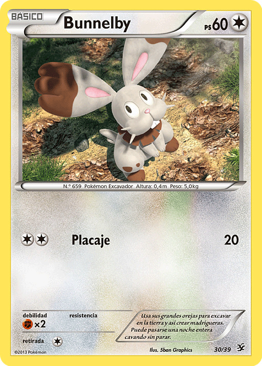 Bunnelby (Bienvenidos a Kalos TCG) - WikiDex, la enciclopedia Pokémon