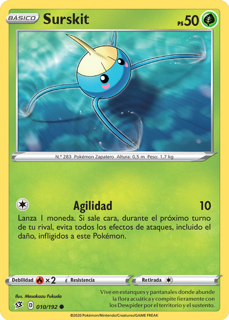 Surskit (Choque Rebelde TCG) - WikiDex, la enciclopedia Pokémon