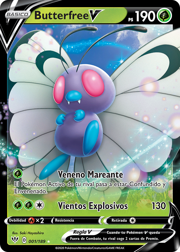 Butterfree V (Oscuridad Incandescente TCG) - WikiDex, la enciclopedia ...
