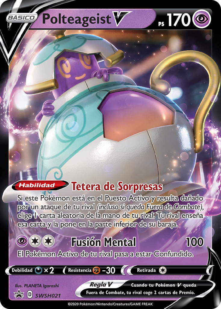 Polteageist V (SWSH Promo 21 TCG) - WikiDex, la enciclopedia Pokémon