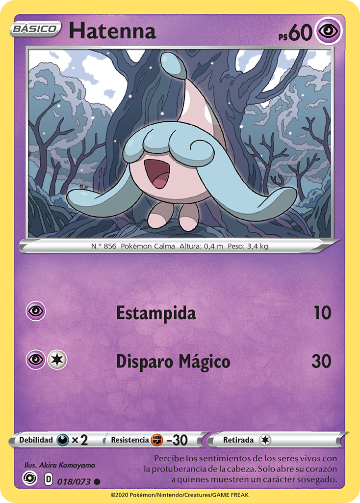 Hatenna (Camino de Campeones TCG) - WikiDex, la enciclopedia Pokémon