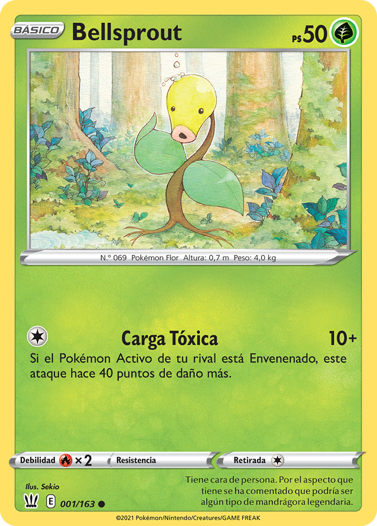 Bellsprout (Estilos de Combate TCG) - WikiDex, la enciclopedia Pokémon