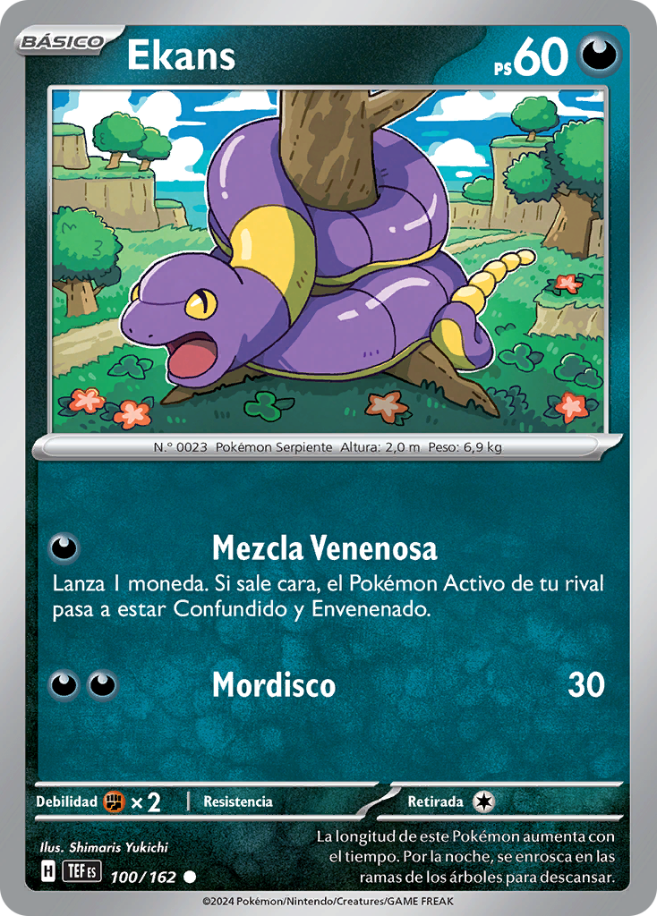 Ekans (Fuerzas Temporales TCG) - WikiDex, la enciclopedia Pokémon