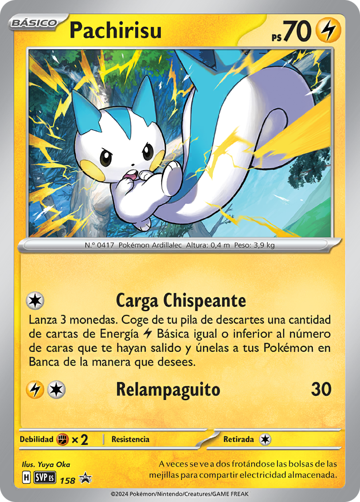 Pachirisu (SV Promo 158 TCG) - WikiDex, la enciclopedia Pokémon