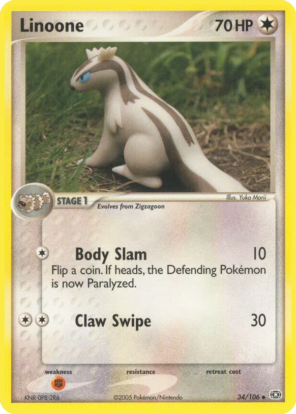 Linoone (Emerald TCG) - WikiDex, la enciclopedia Pokémon