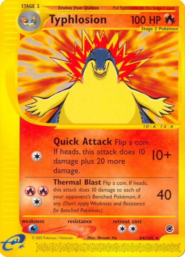 Typhlosion (Expedition Base Set 64 TCG) - WikiDex, la enciclopedia Pokémon