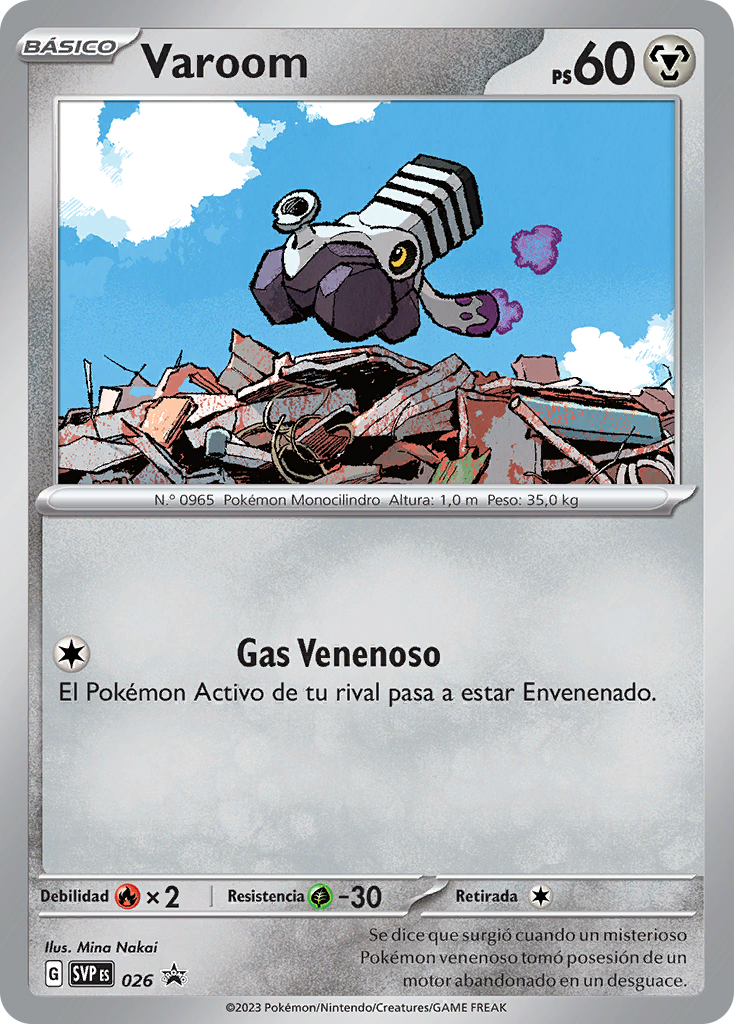 Archivo:Varoom (SV Promo 26 TCG).png - WikiDex, la enciclopedia Pokémon