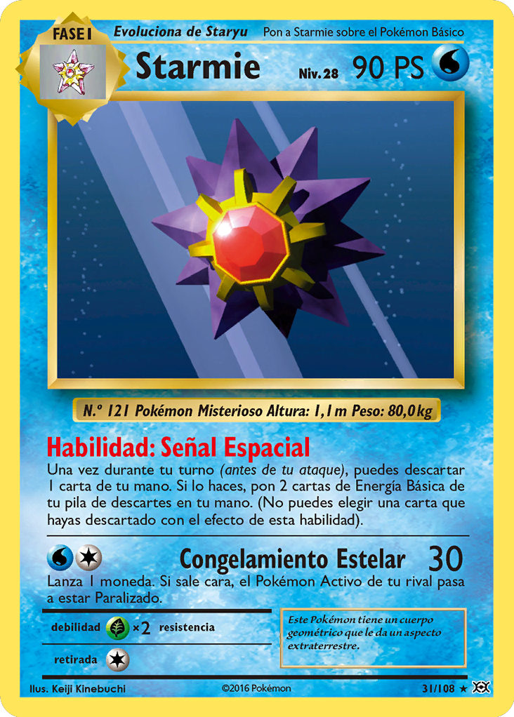 Starmie (Evoluciones TCG) - WikiDex, la enciclopedia Pokémon