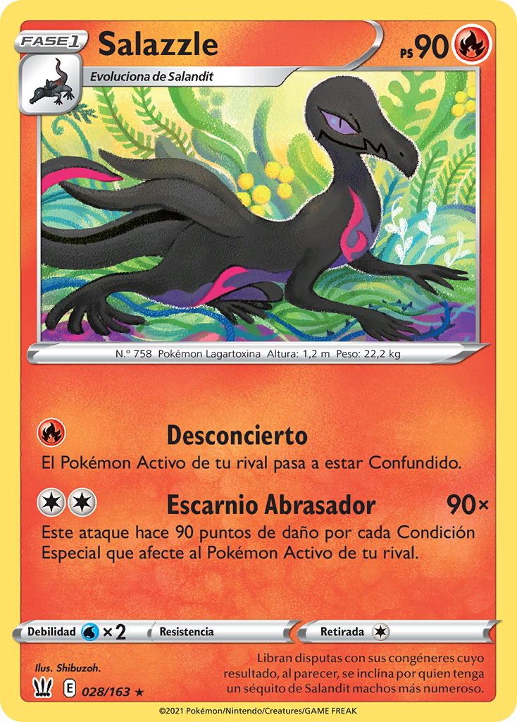 Salazzle (Estilos de Combate TCG) - WikiDex, la enciclopedia Pokémon