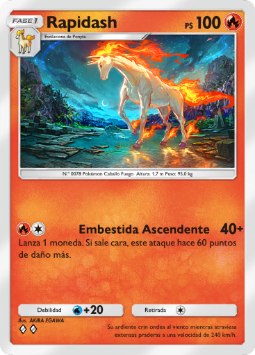 Rapidash (La Isla Singular TCG Pocket) - WikiDex, la enciclopedia Pokémon