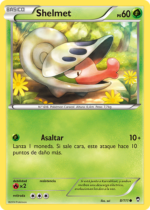 Shelmet (Puños Furiosos TCG) - WikiDex, la enciclopedia Pokémon