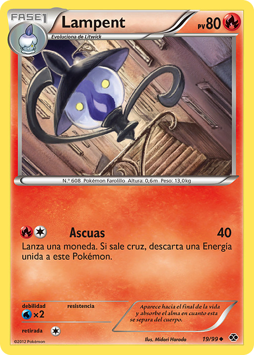 Lampent (Próximos Destinos TCG) - WikiDex, la enciclopedia Pokémon