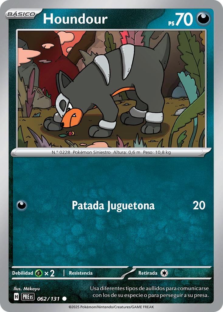 Houndour (Evoluciones Prismáticas TCG) - WikiDex, la enciclopedia Pokémon