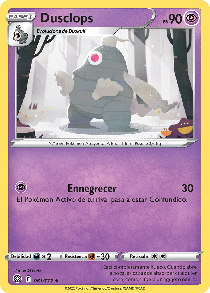 Dusclops (Astros Brillantes TCG) - WikiDex, la enciclopedia Pokémon